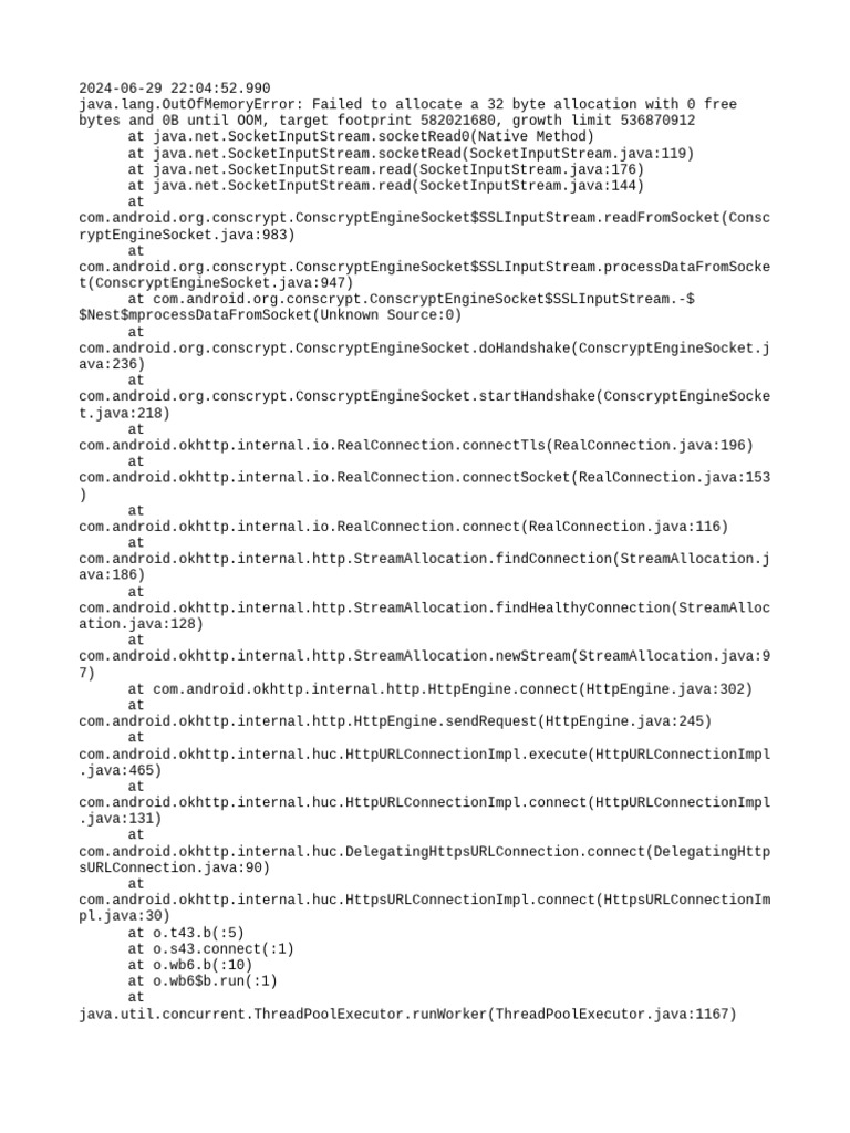 Last Crash Log | PDF