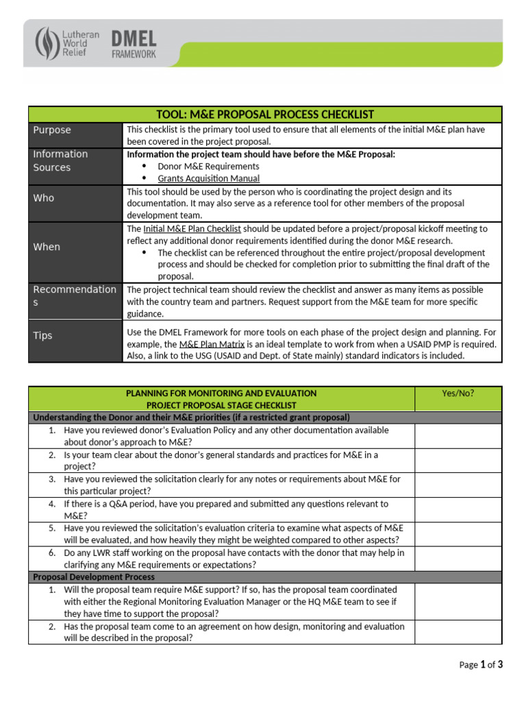 ENG-W5-1-M&E-Proposal-Checklist | PDF