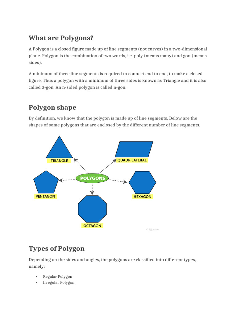 What Are Polygons | PDF