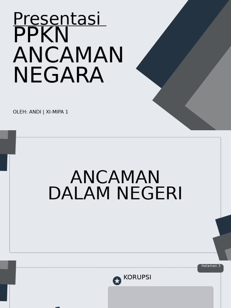 Presentasi PPKN (Andi) | PDF