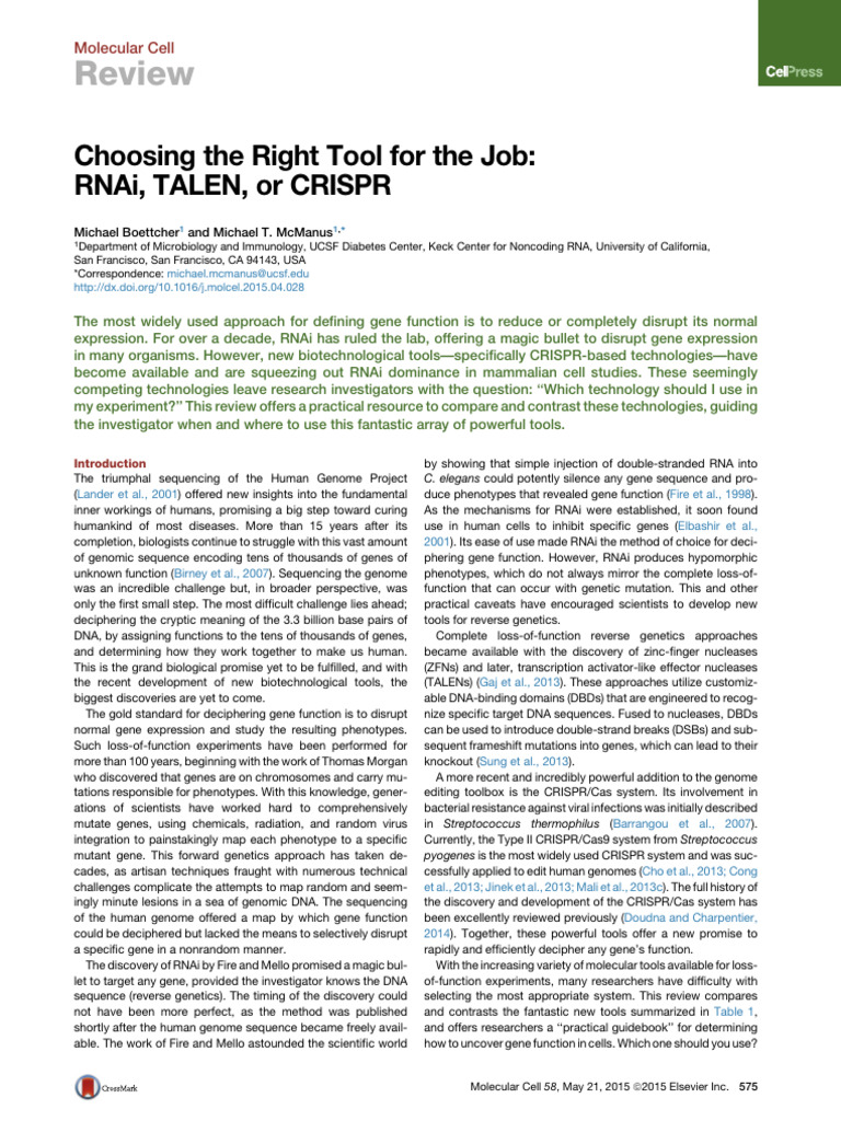 Choosing The Right Tool For The Job | PDF