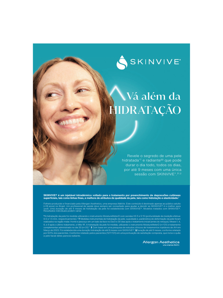 Gutta Lo10 Folheto in Clinic Skinvive Allergan Aesthetics 240807 PDF | PDF