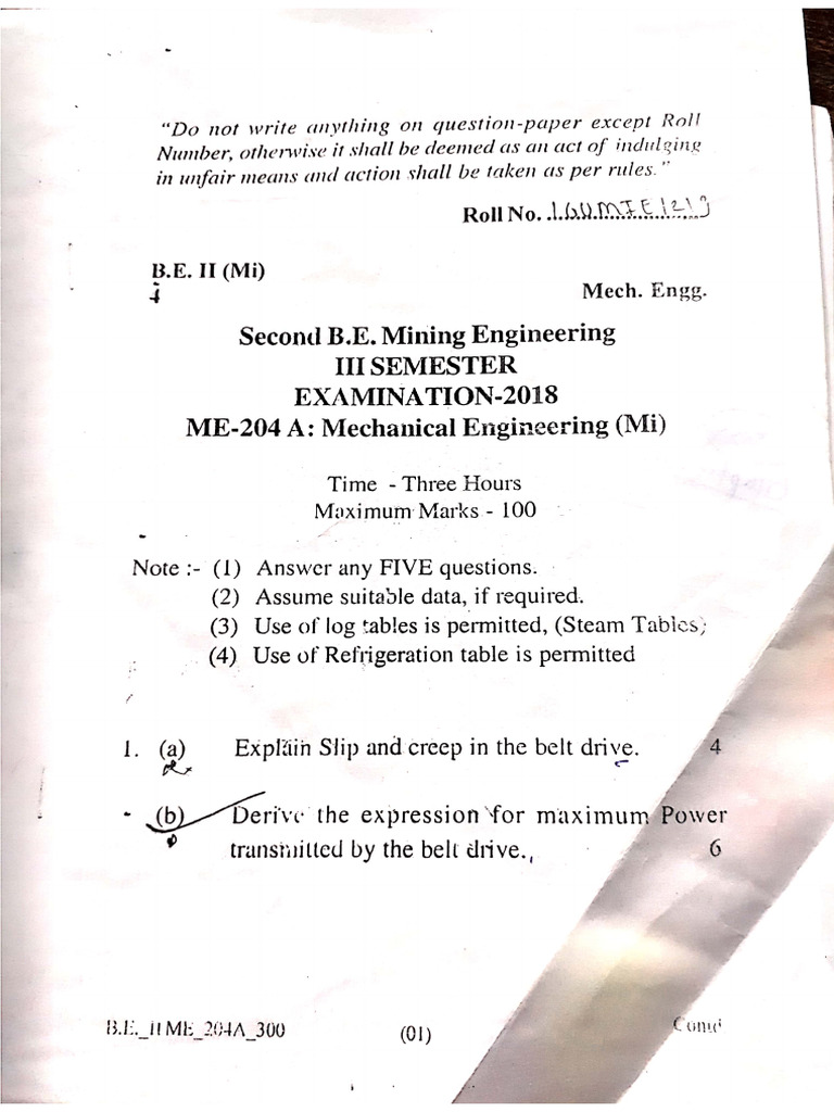 Mechanical Paper | PDF