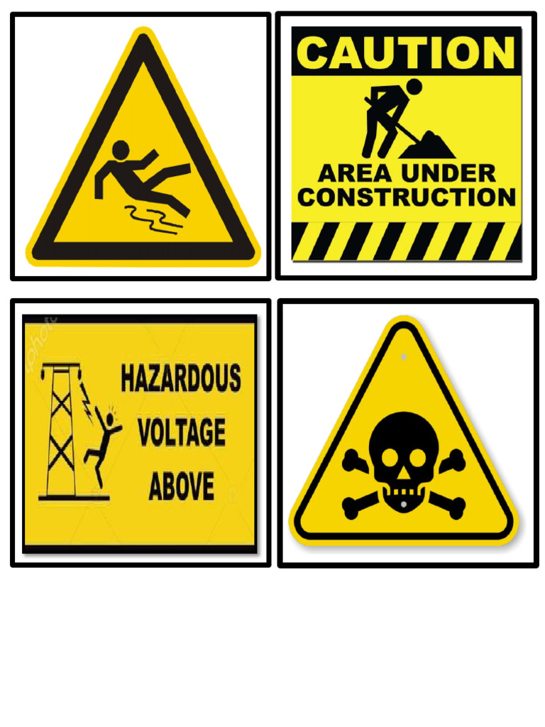 Danger Signs and Symbols | PDF