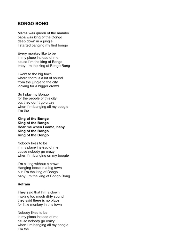 Bongo Bong | PDF | Poetry
