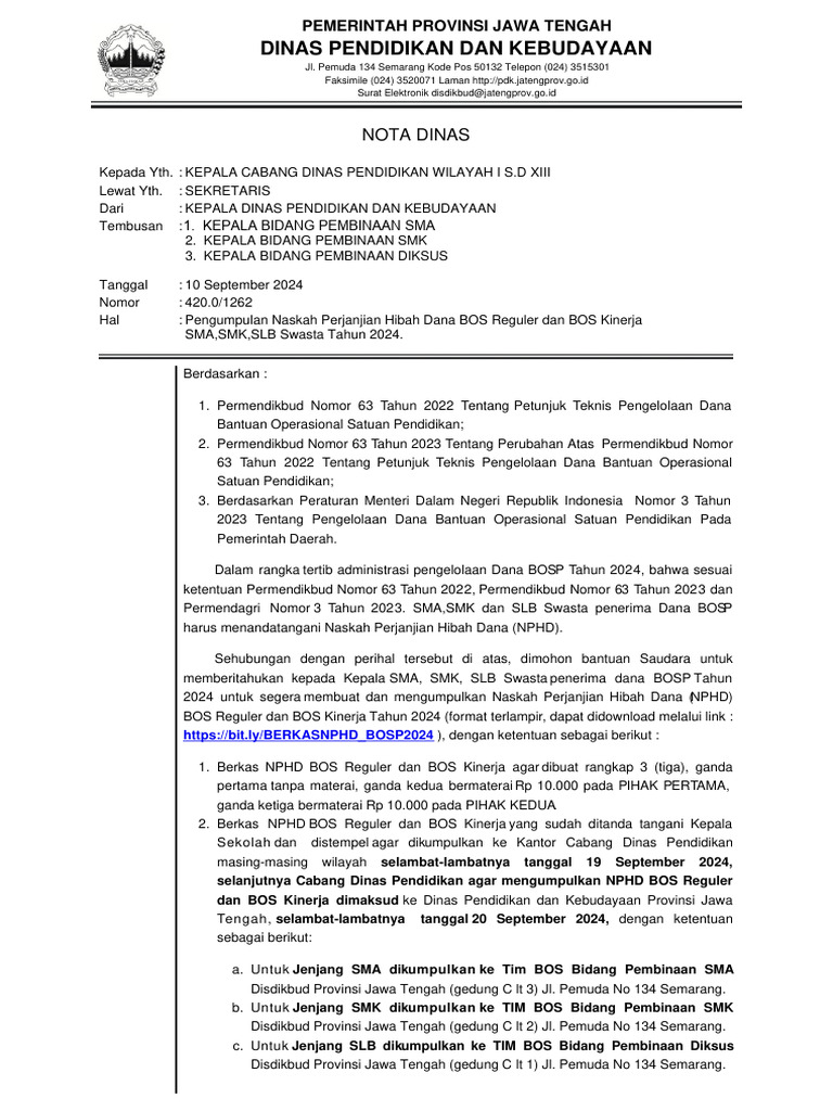Nodin - Pengumpulan Berkas NPHD Bosp Jenjang Sma, SMK, SLB Swasta Tahun ...