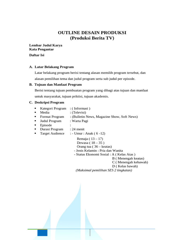 Outline Dispro Non Drama | PDF