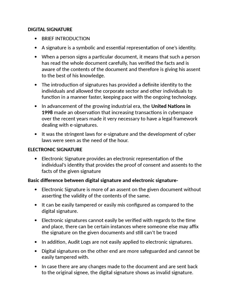 Digital Signature | PDF