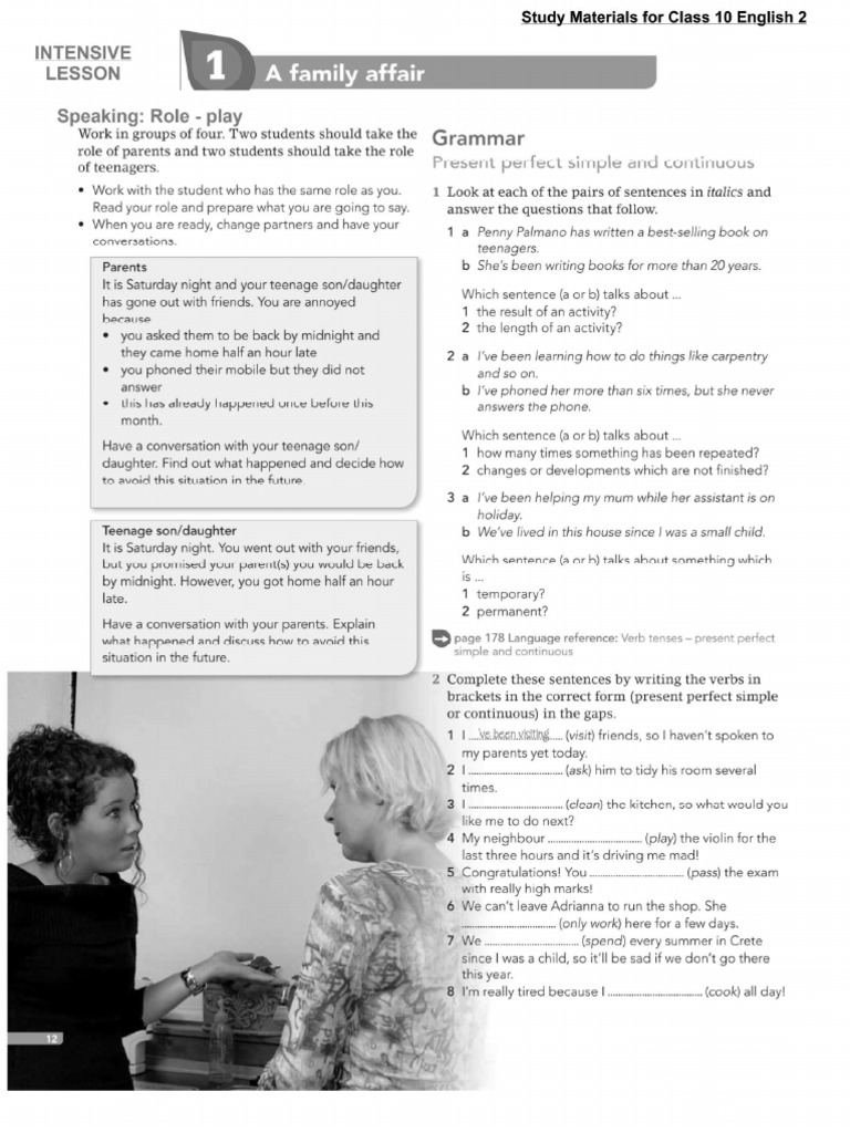 Intensive Lesson 1-3 A2 | PDF