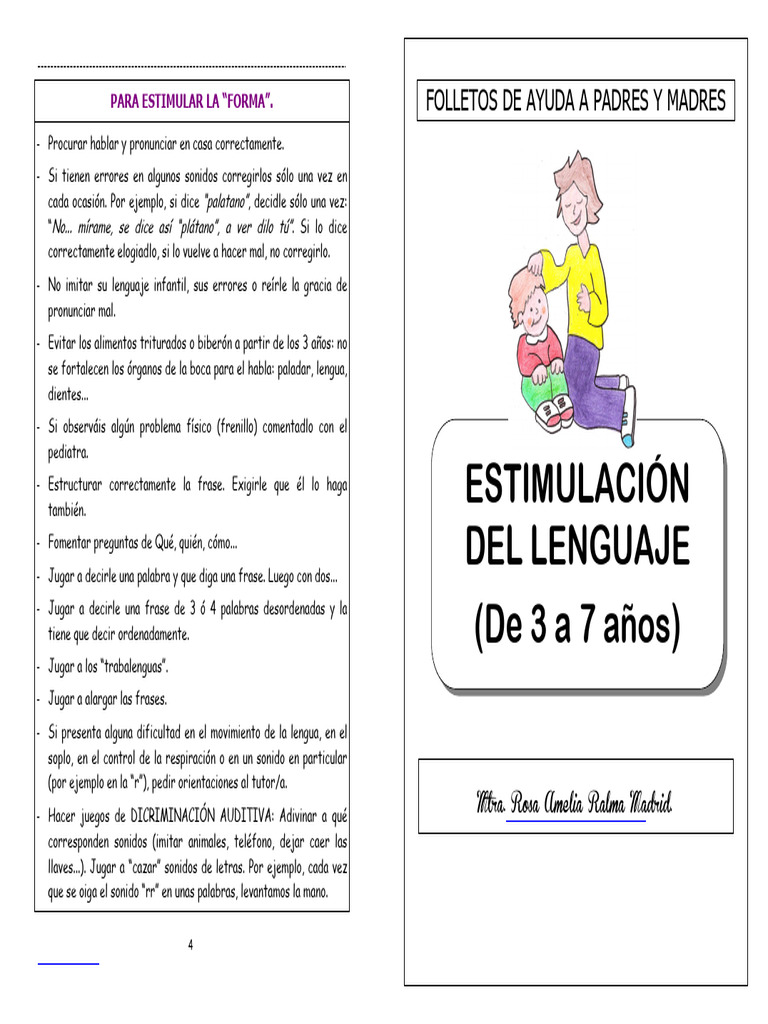 04 Estimulacion Del Lenguaje | PDF