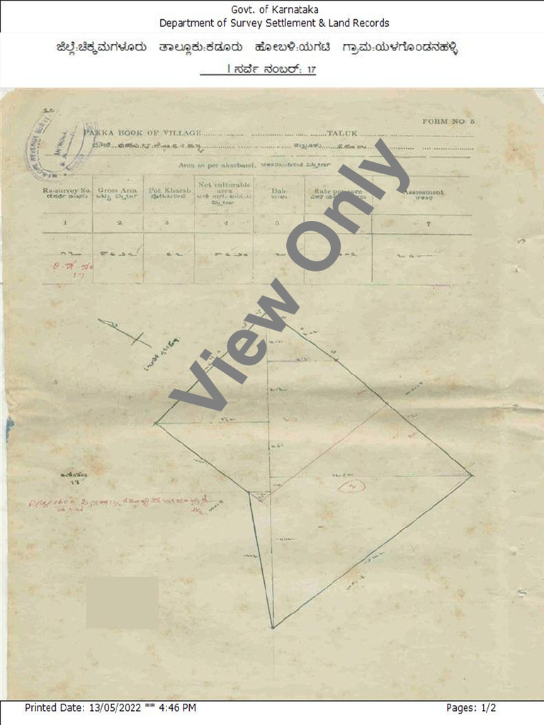 Hisa Survey Note Book 2 | PDF