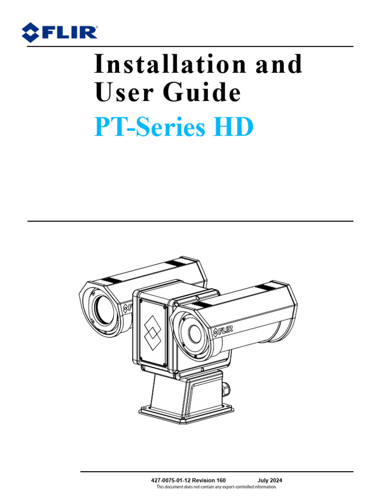 PT-Series HD Installation and User Guide July 10 2024 | PDF