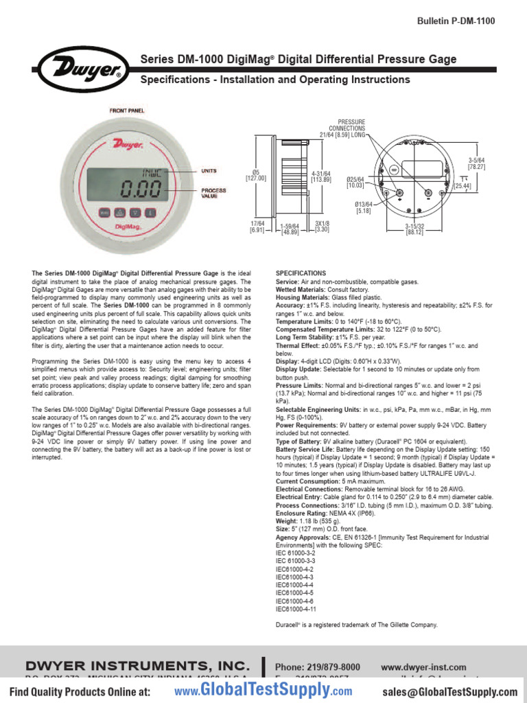 DM 1112 Manual | PDF