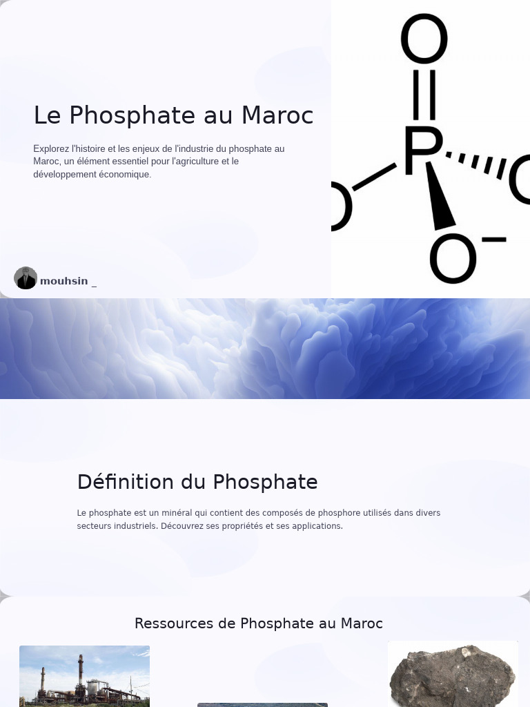 Le Phosphate Au Maroc | PDF