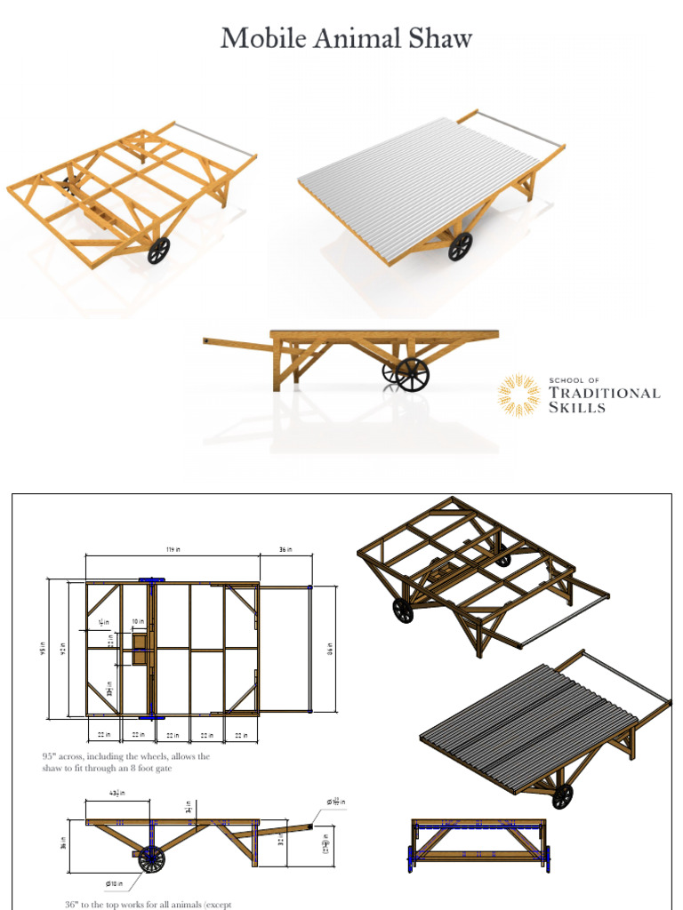 Mobile Animal Shaw Plans | PDF | Screw