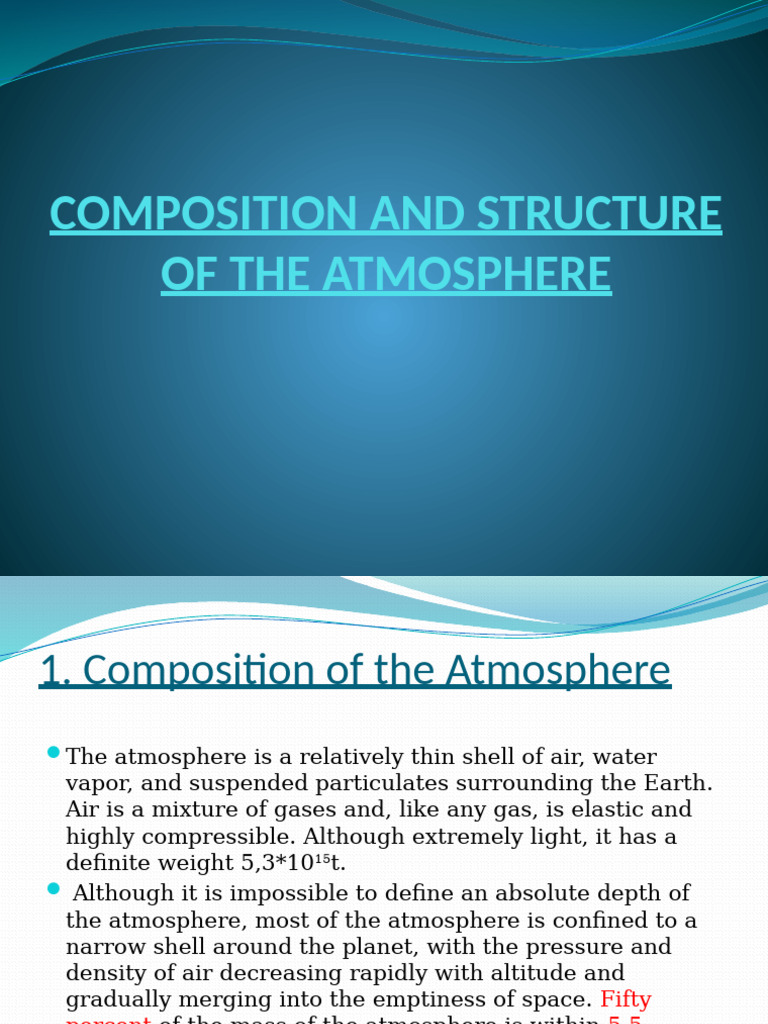 1 Atmosphere | PDF