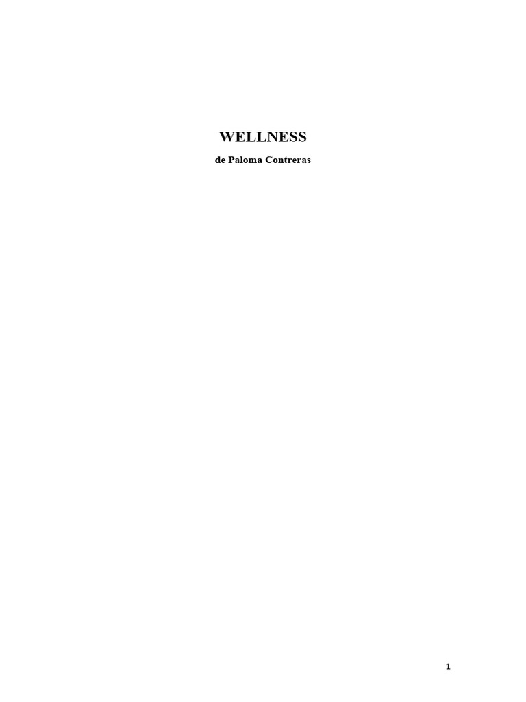 WELLNESS | PDF