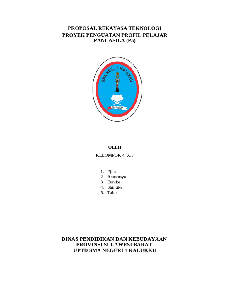 Contoh Proposal Gaya Hidup Berkelanjutan | PDF