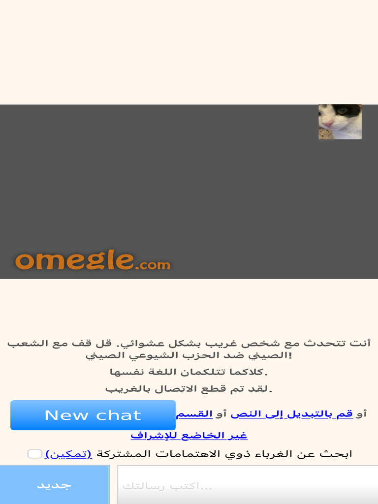 Omegle التحدث مع الغرباء! | PDF