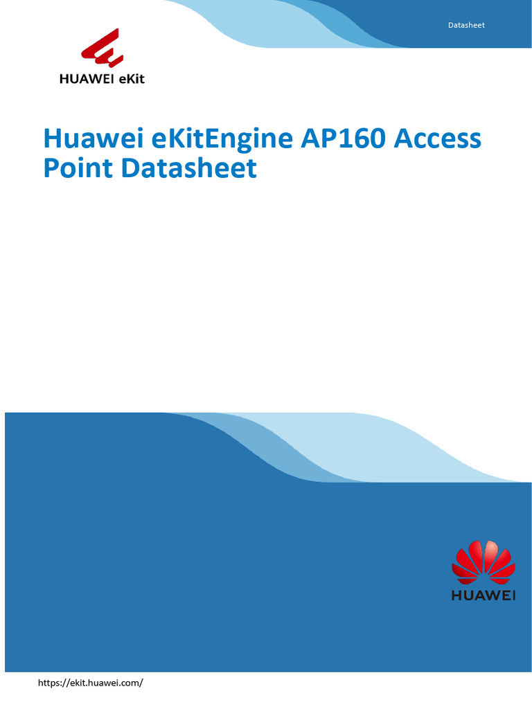 Huawei eKitEngine AP160 Access Point Datasheet | PDF