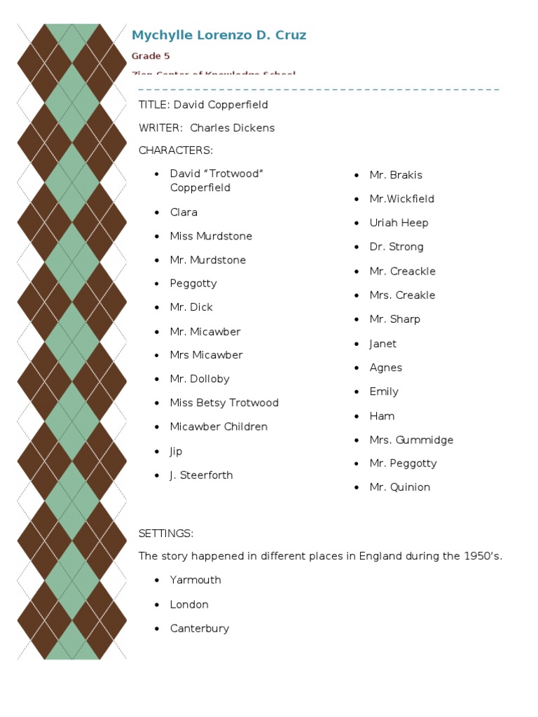 Book Review David Copper Field | PDF | David Copperfield | Novels