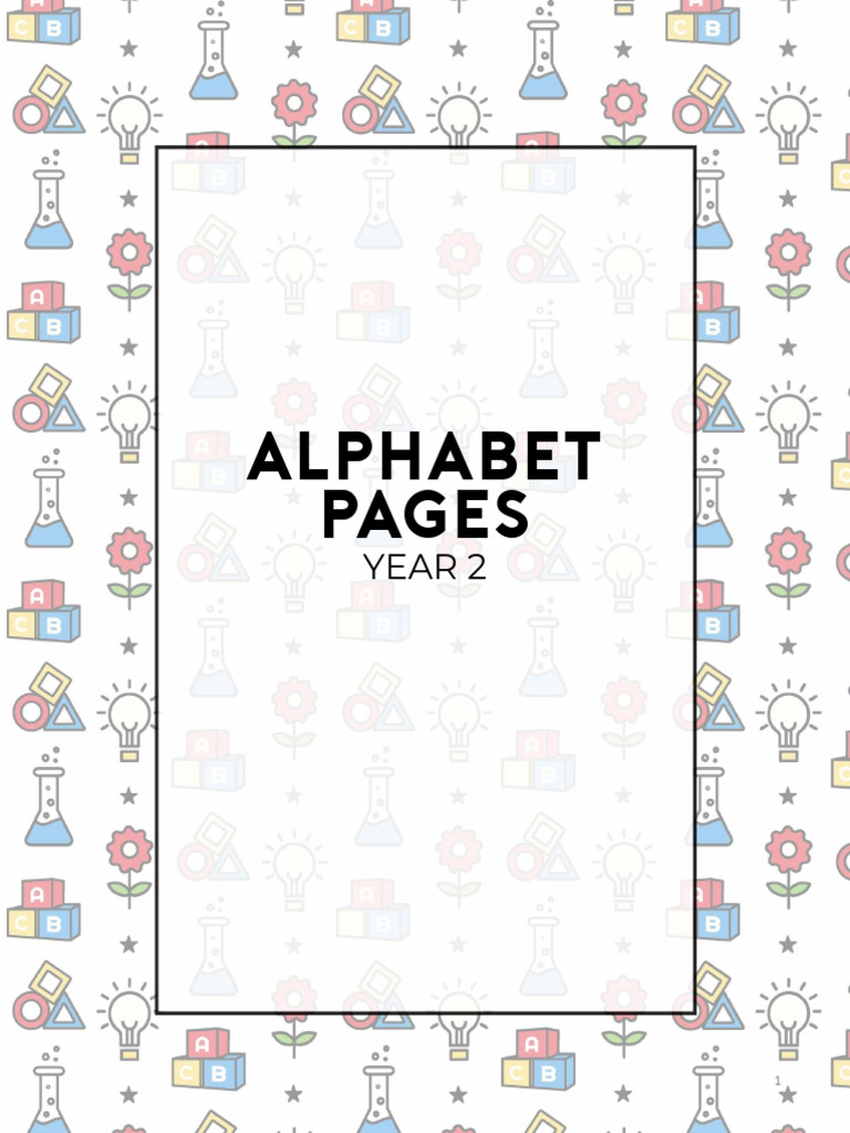 Alphabet Pages Year 2 | PDF