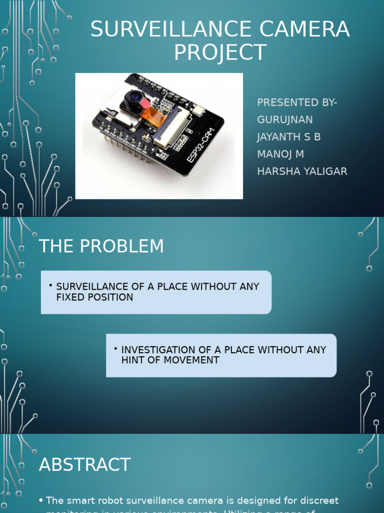 Surveillance Camera Project | PDF