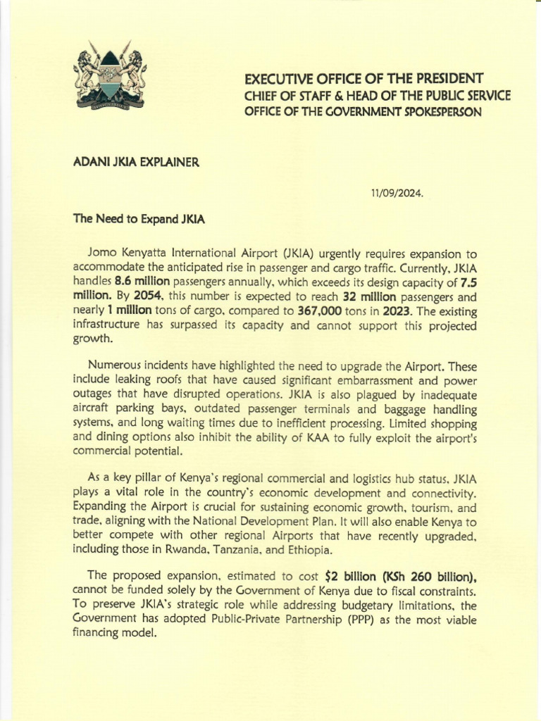 Press Release - Adani Jkia Explainer - 11th September 2024 | PDF