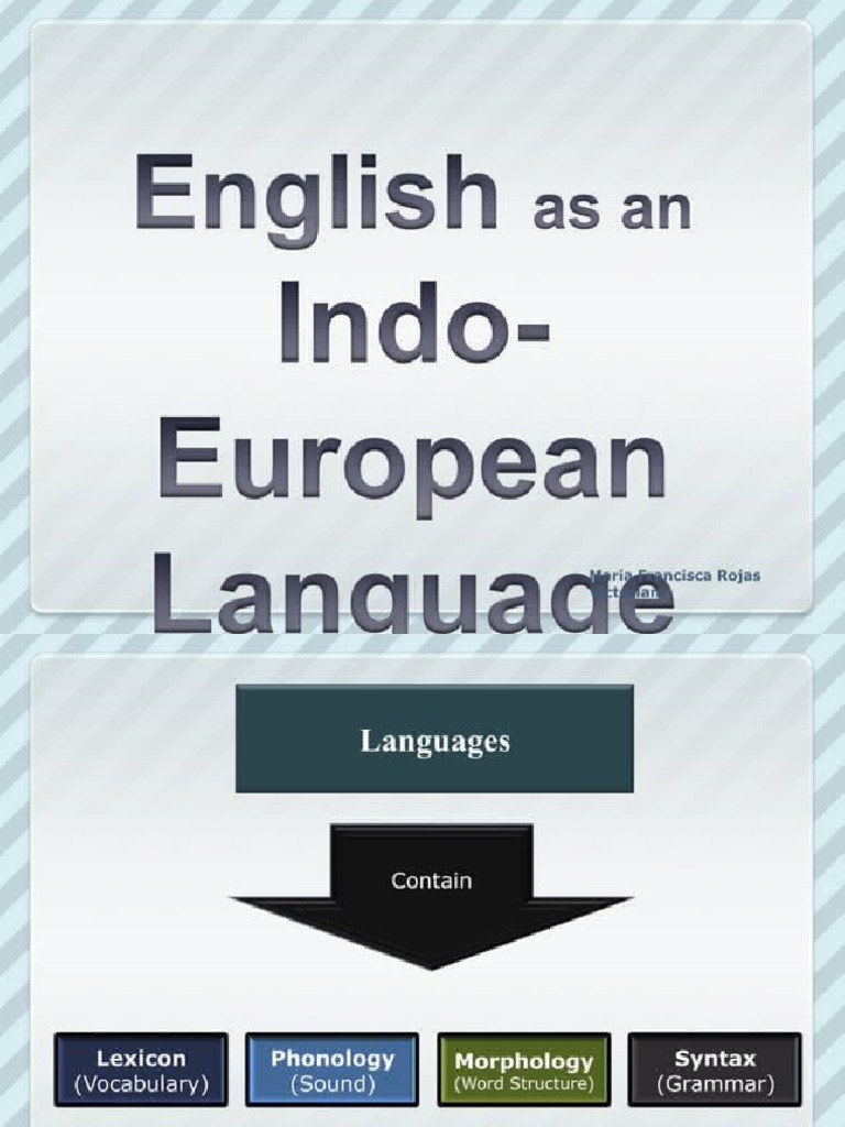 English As An Indo-European Language | PDF