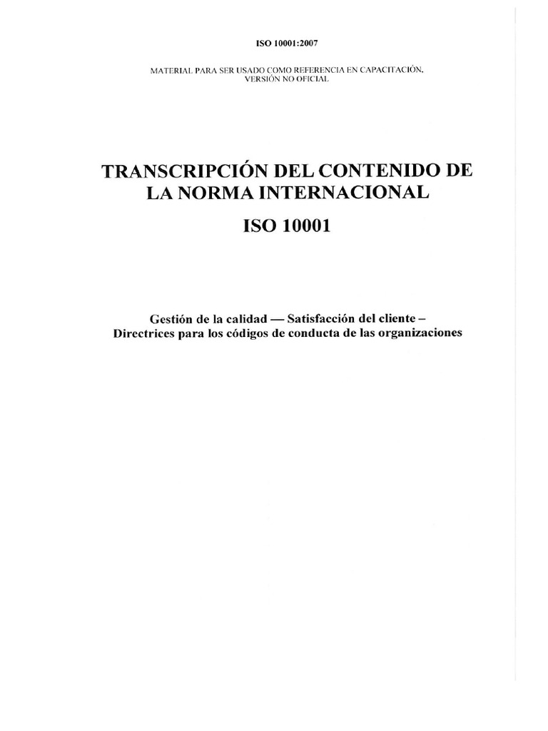 Iso 10001 | PDF