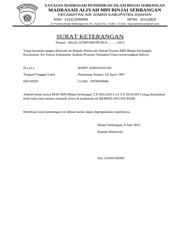 SKBB Roby Adhansyah | PDF