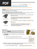 Beaks_of_Finches_Lab_Practice (2) | PDF | Ecological Niche | Birds