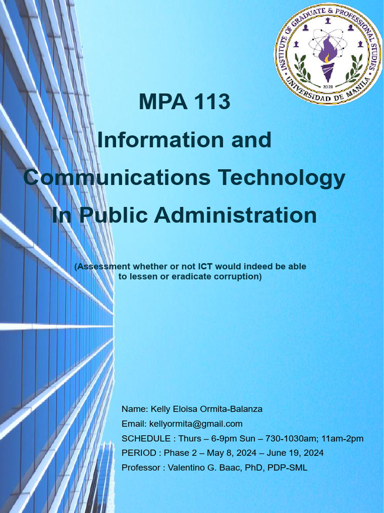 ICT Final Output | PDF