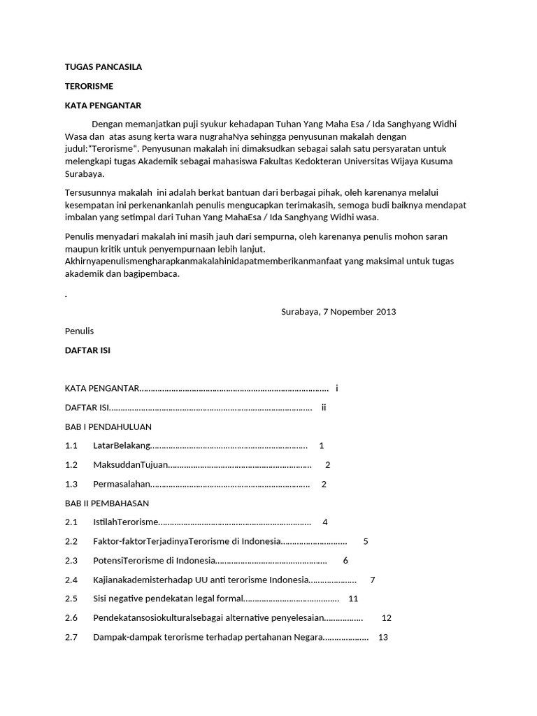 Tugas Pancasila 1 | PDF