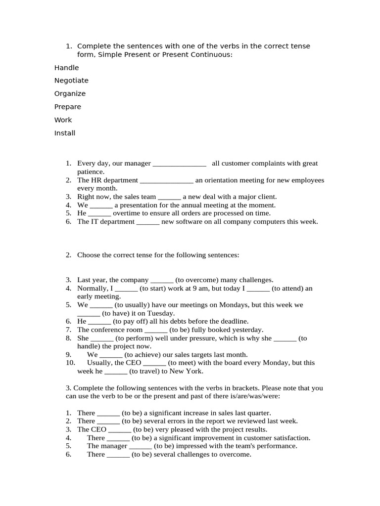 Exercises | PDF