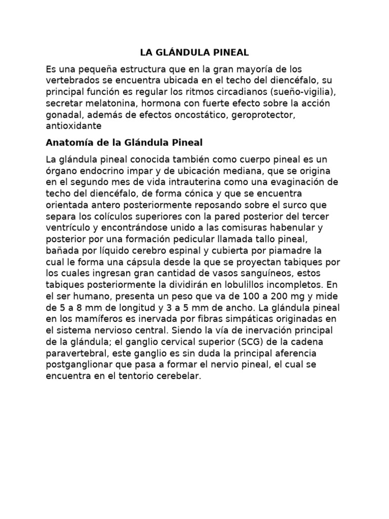 La Glándula Pineal | PDF