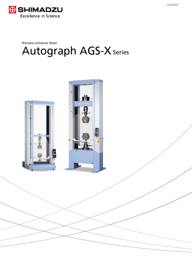 Universal Testing Machine - AGS-X | PDF
