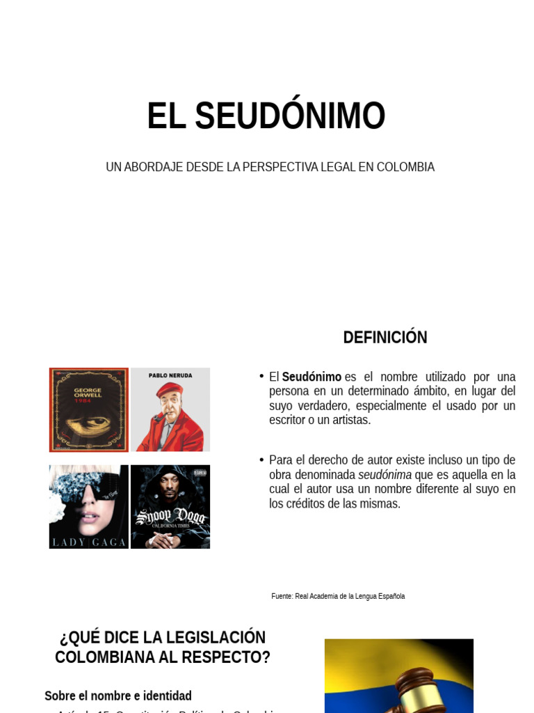 El Seudónimo | PDF