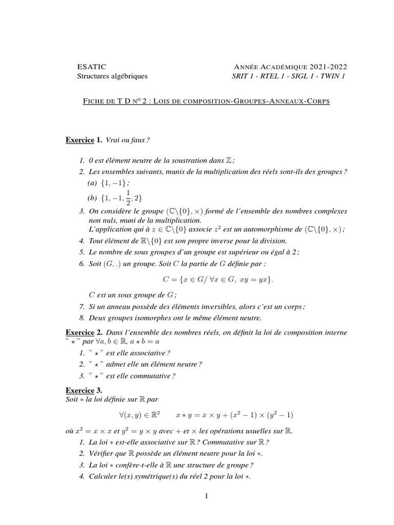 TD 2 Struct Alg 21-22 | PDF