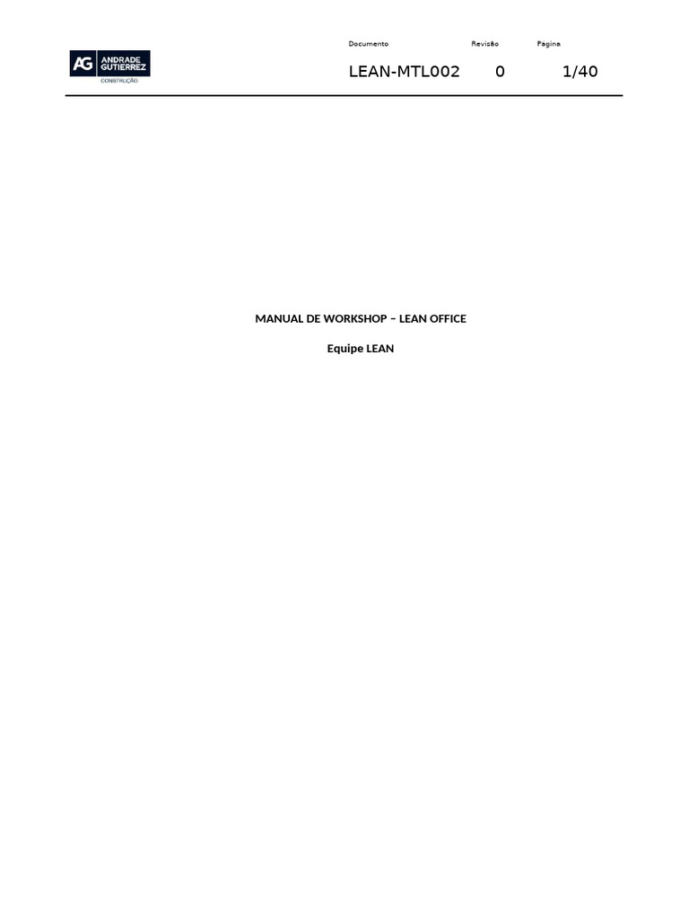 LEAN - 160117 - Manual Lean Office | PDF