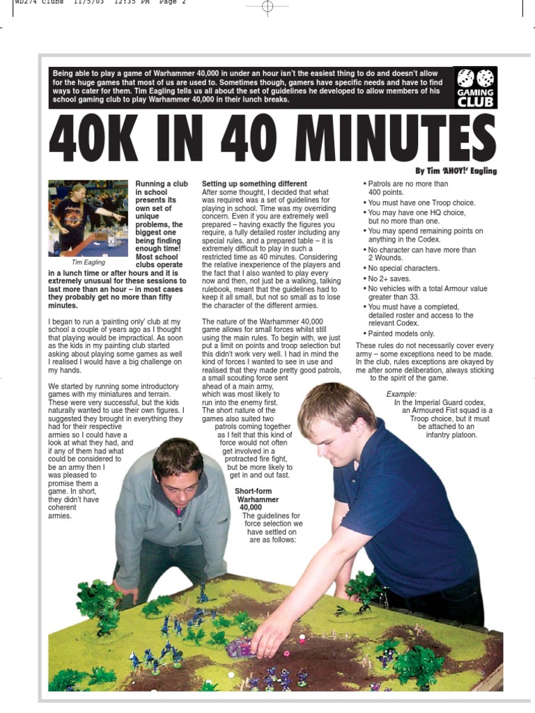 40k in 40 Mins | PDF