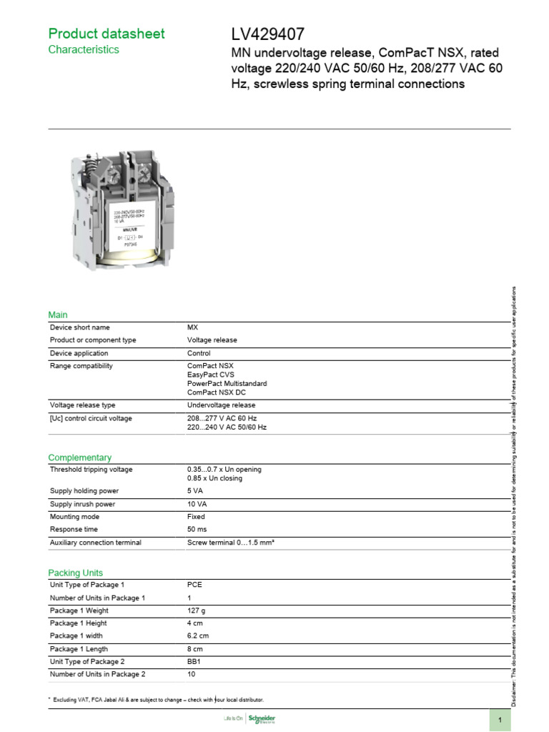 Product Datasheet | PDF