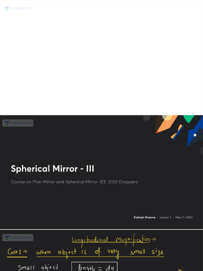Spherical Mirror III With Anno | PDF