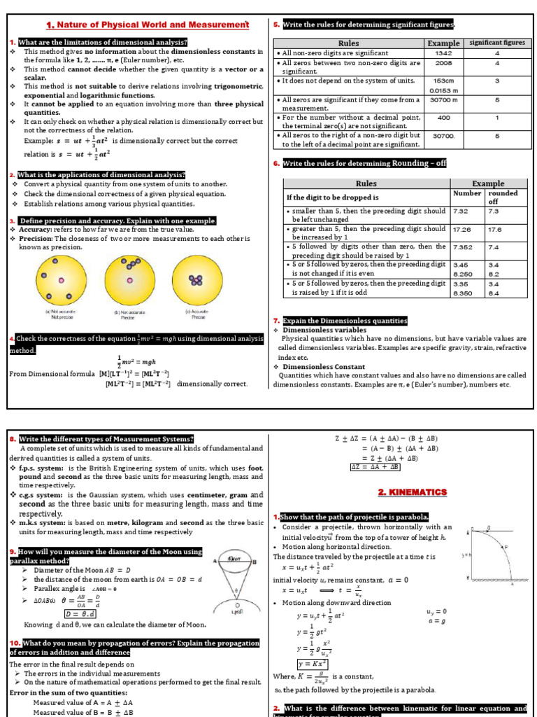 11 Physics Three Mark em | PDF