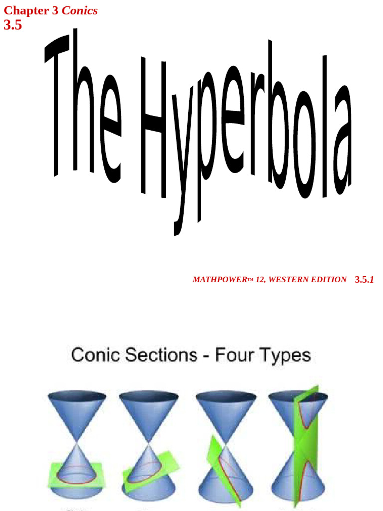 Hyperbola | PDF