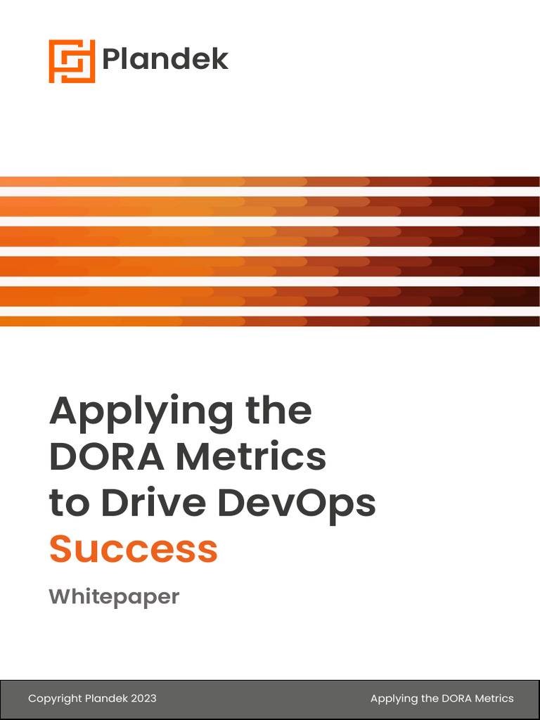 Plandek DORA Metrics Whitepaper | PDF