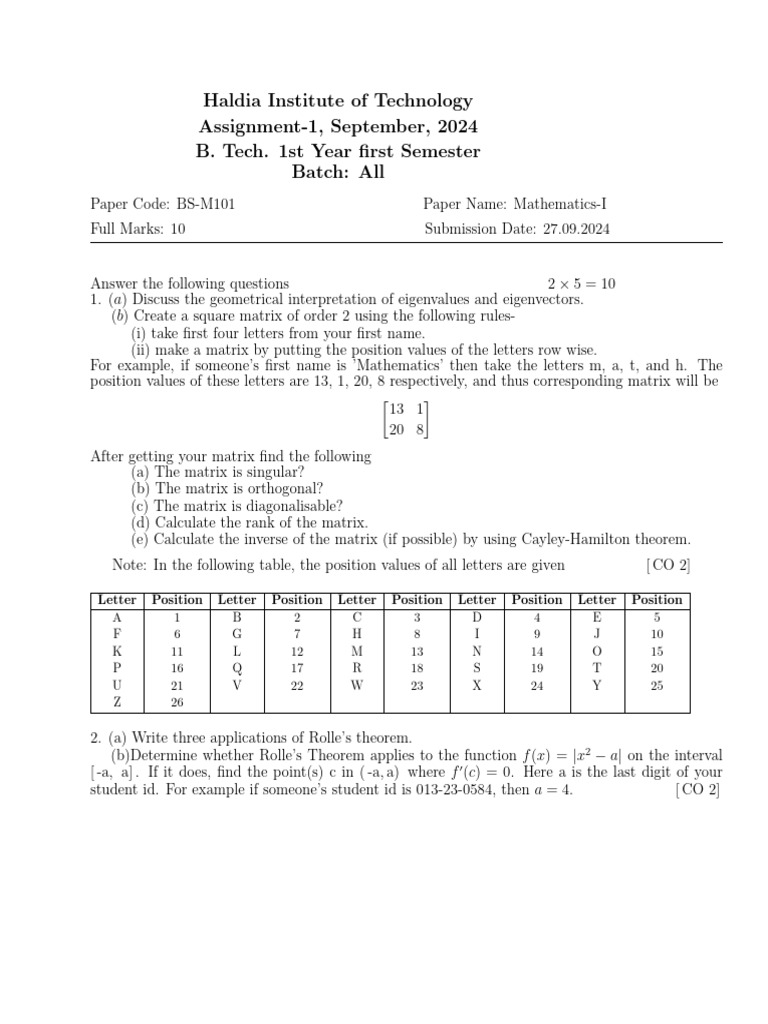 ASSIGNMENT_I_BSM101_Module_1__2 | PDF