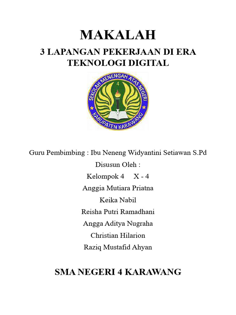 Makalah Informatika Kel 4 | PDF