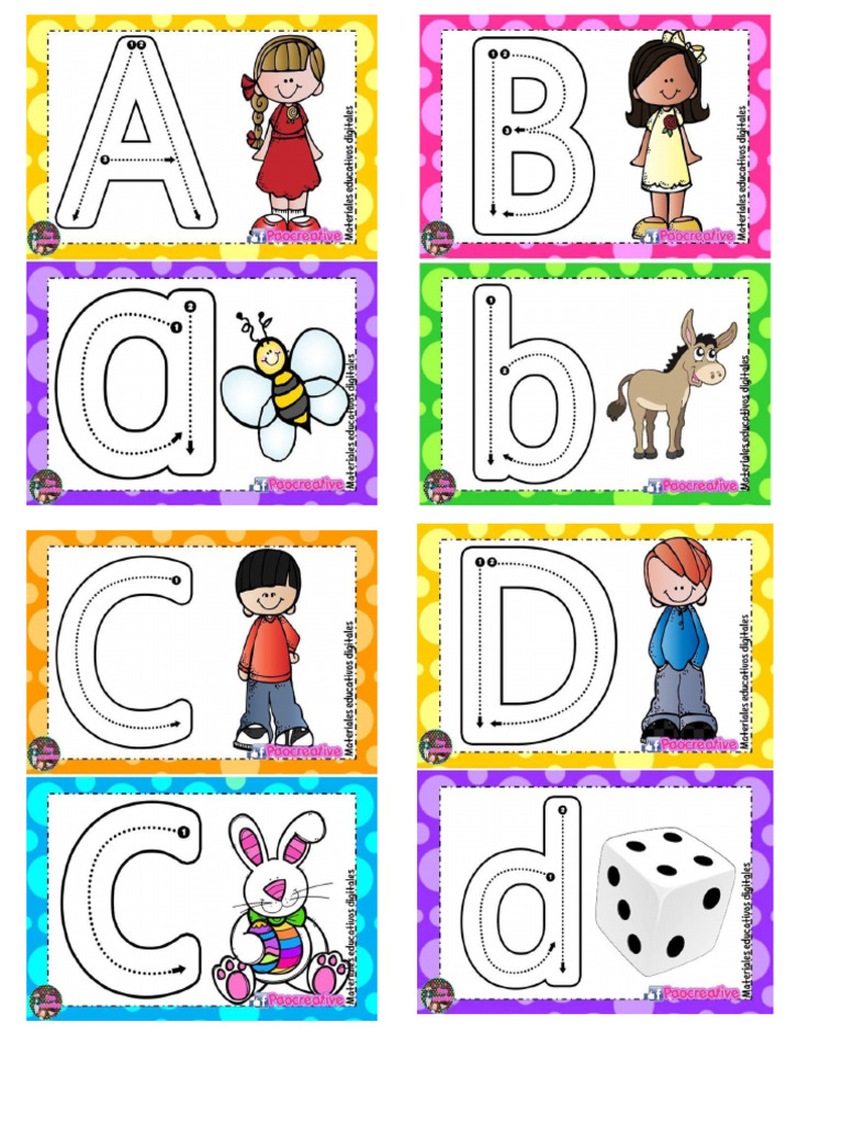 ABC Trazos Por Materiales Educativos para Maestras | PDF
