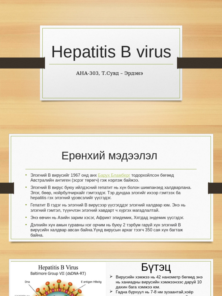 Hepatitis B Virus | PDF